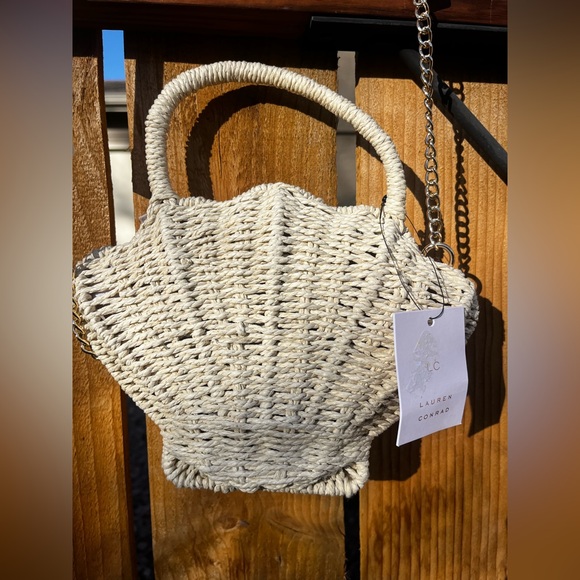 LC Lauren Conrad | Bags | Lc Lauren Camden Clamshell Crossbody Bag ...